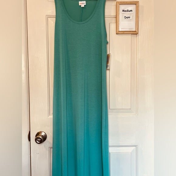 LuLaRoe | Dresses | Lularoe Dani Sleeveless Teal Maxi Dress | Poshmark